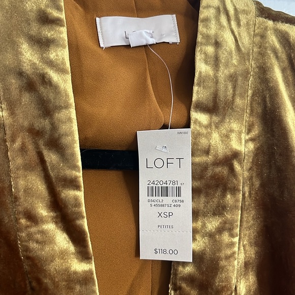 LOFT | Jackets & Coats | Velvet Loft Blazer | Poshmark